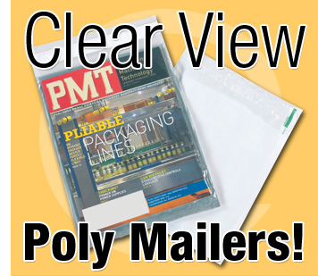 Clear View Poly Mailers!